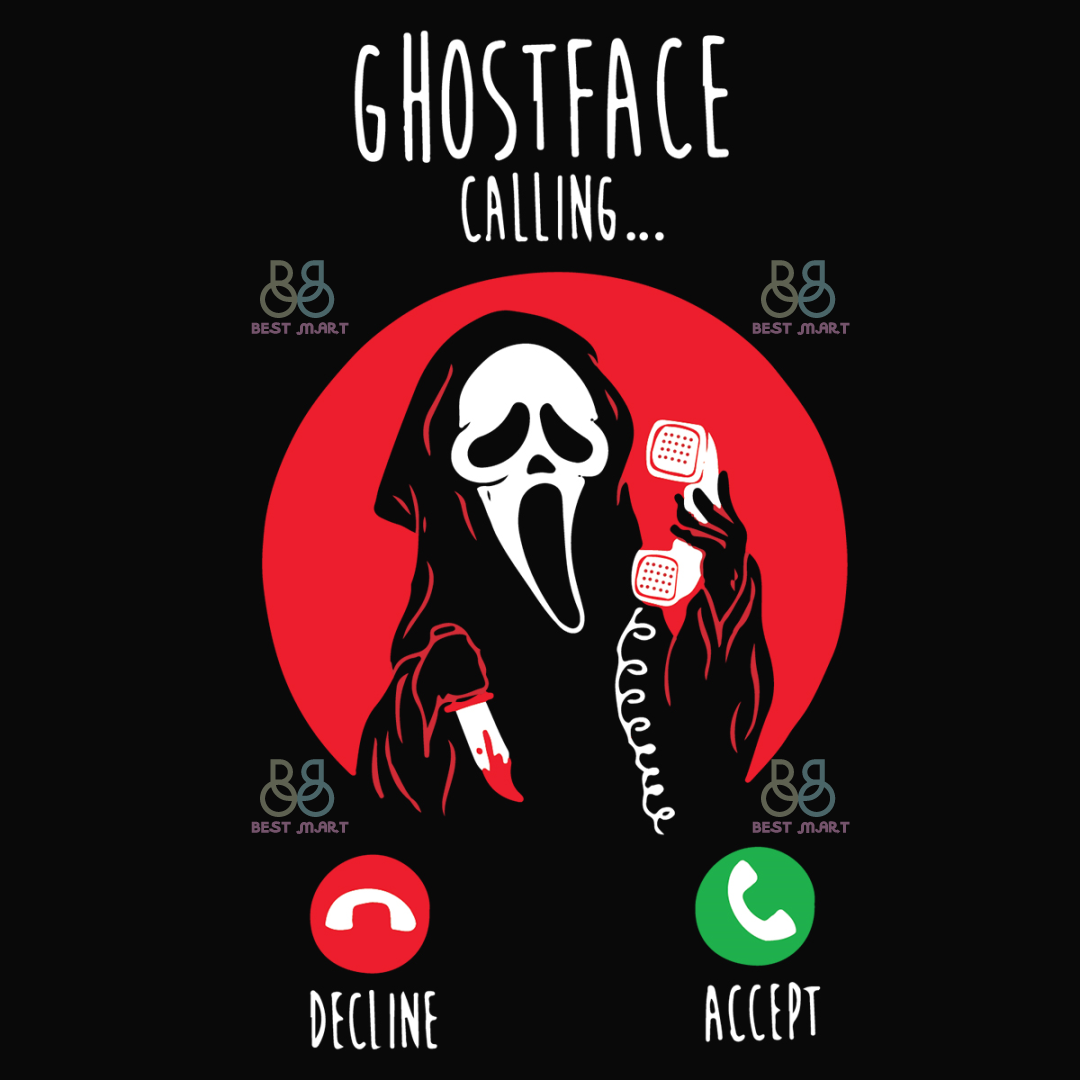 Ghostface Calling Halloween Svg, Halloween Svg, Ghostface Sv - Inspire ...