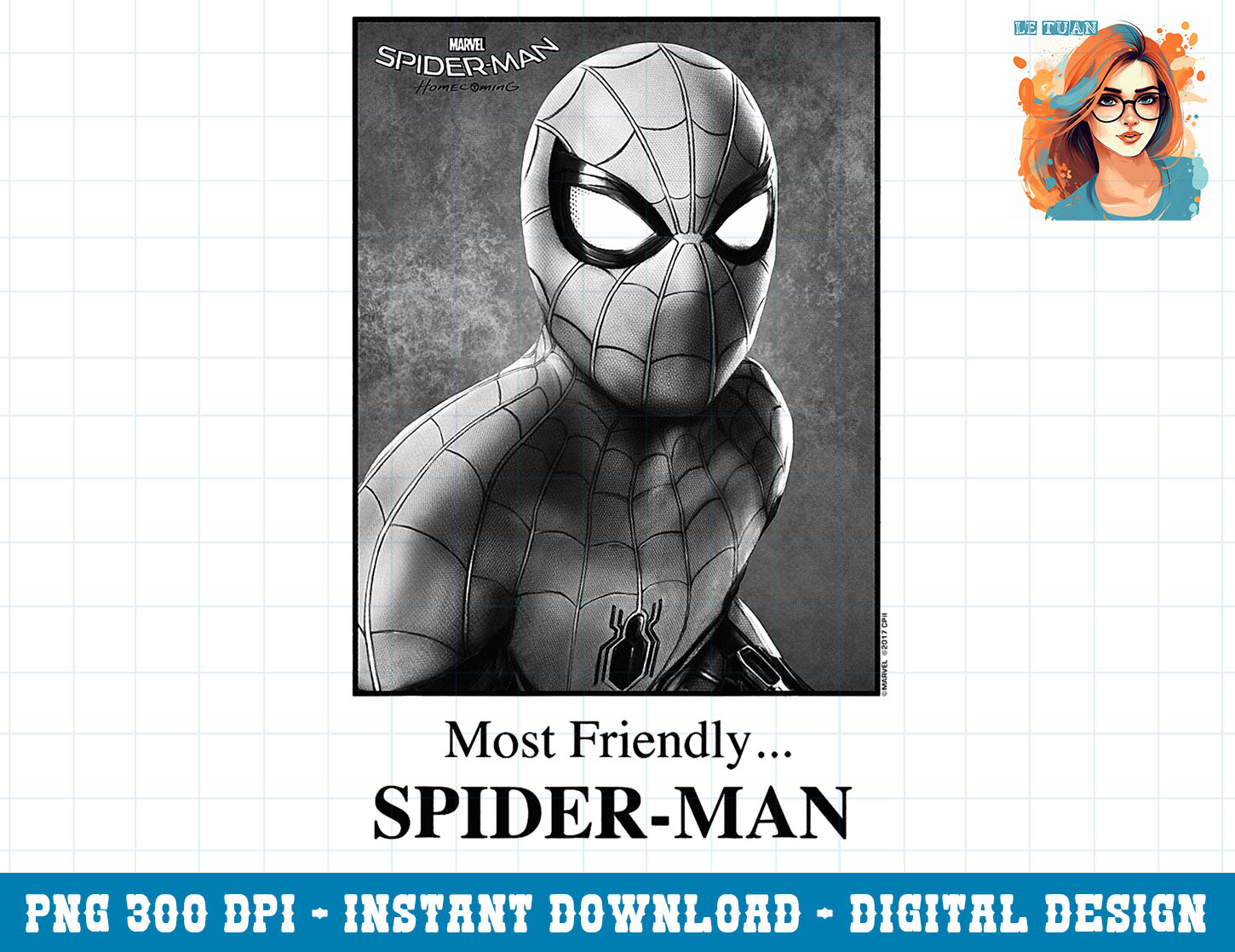 Marvel Spider-Man Homecoming Yearbook Photo Graphic png, sub | Inspire ...