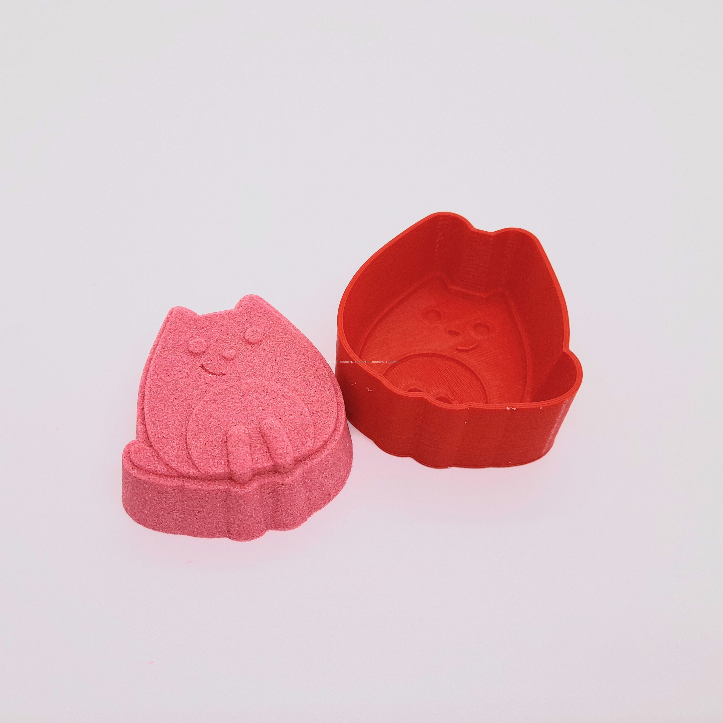 CAT BATH BOMB MOLD STL File for 3D Printing | Inspire Uplift