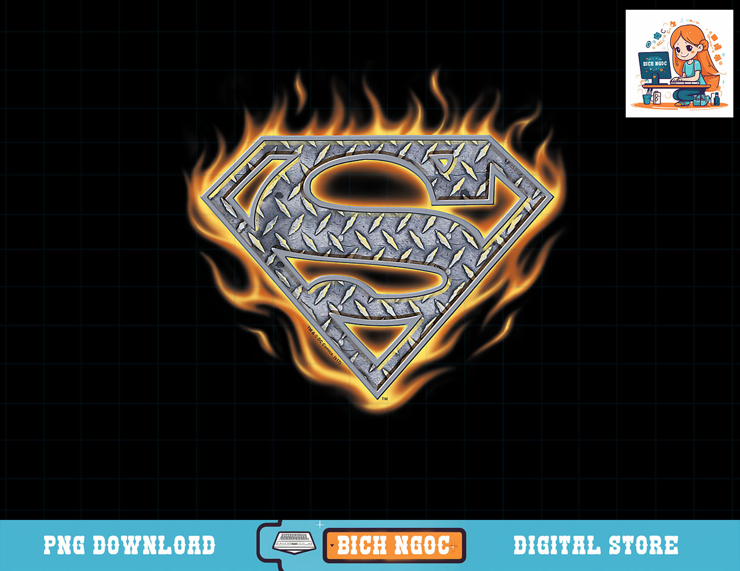 Superman Logo On Fire Superman Steel Fire Shield T Shirt By Brand A