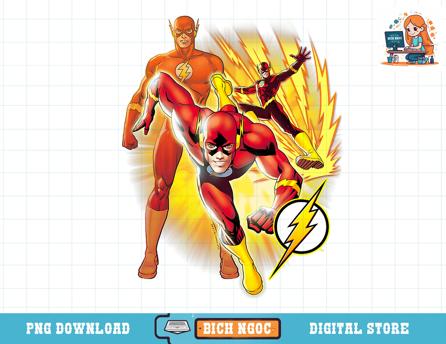 The Flash Collage T-Shirt copy png - Inspire Uplift