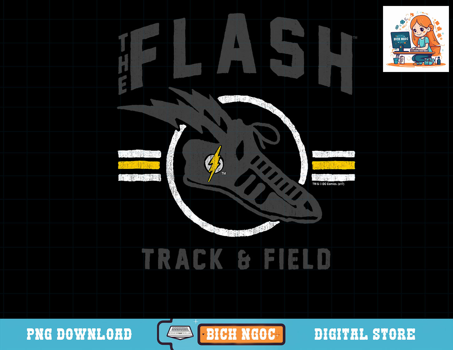 The Flash Track and Field T Shirt T-Shirt copy png | Inspire Uplift