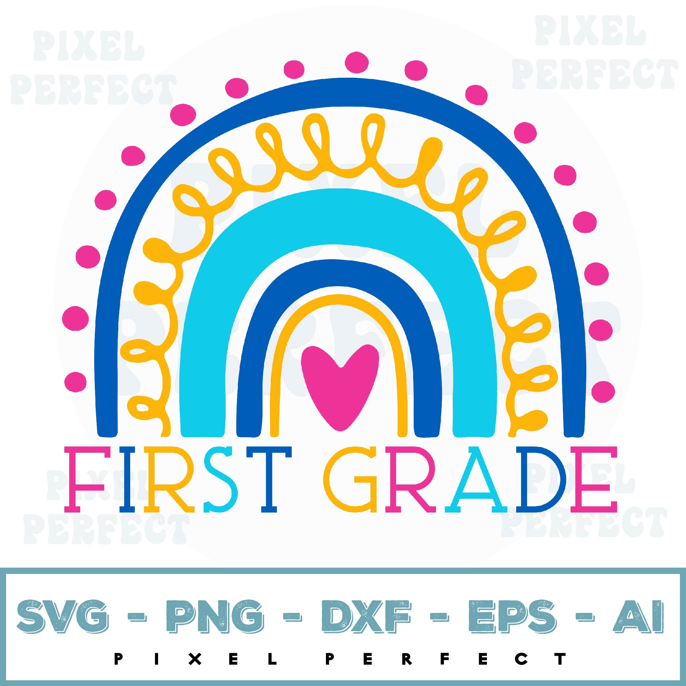 First Grade Svg | Inspire Uplift