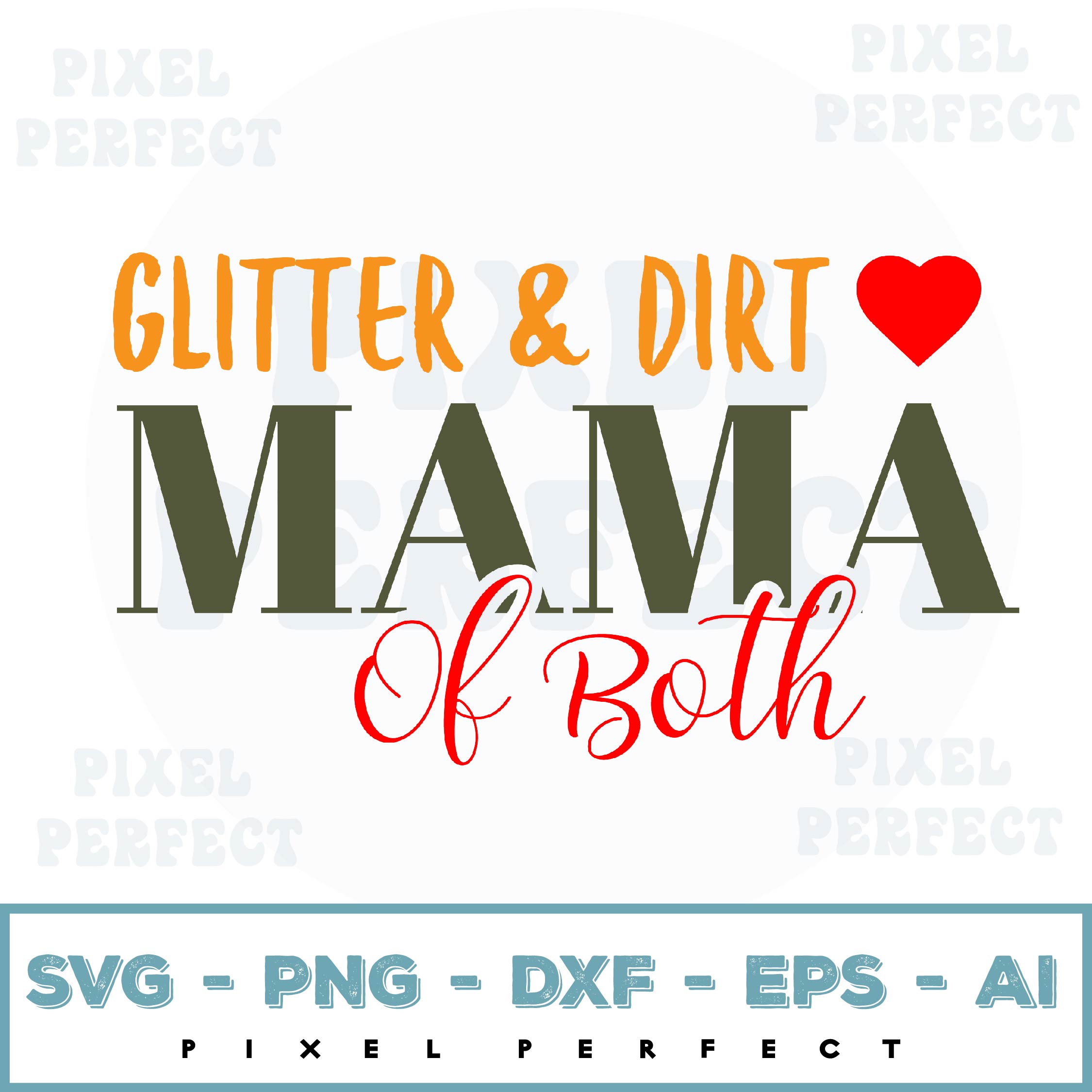 Mama Of Both Svg | Inspire Uplift