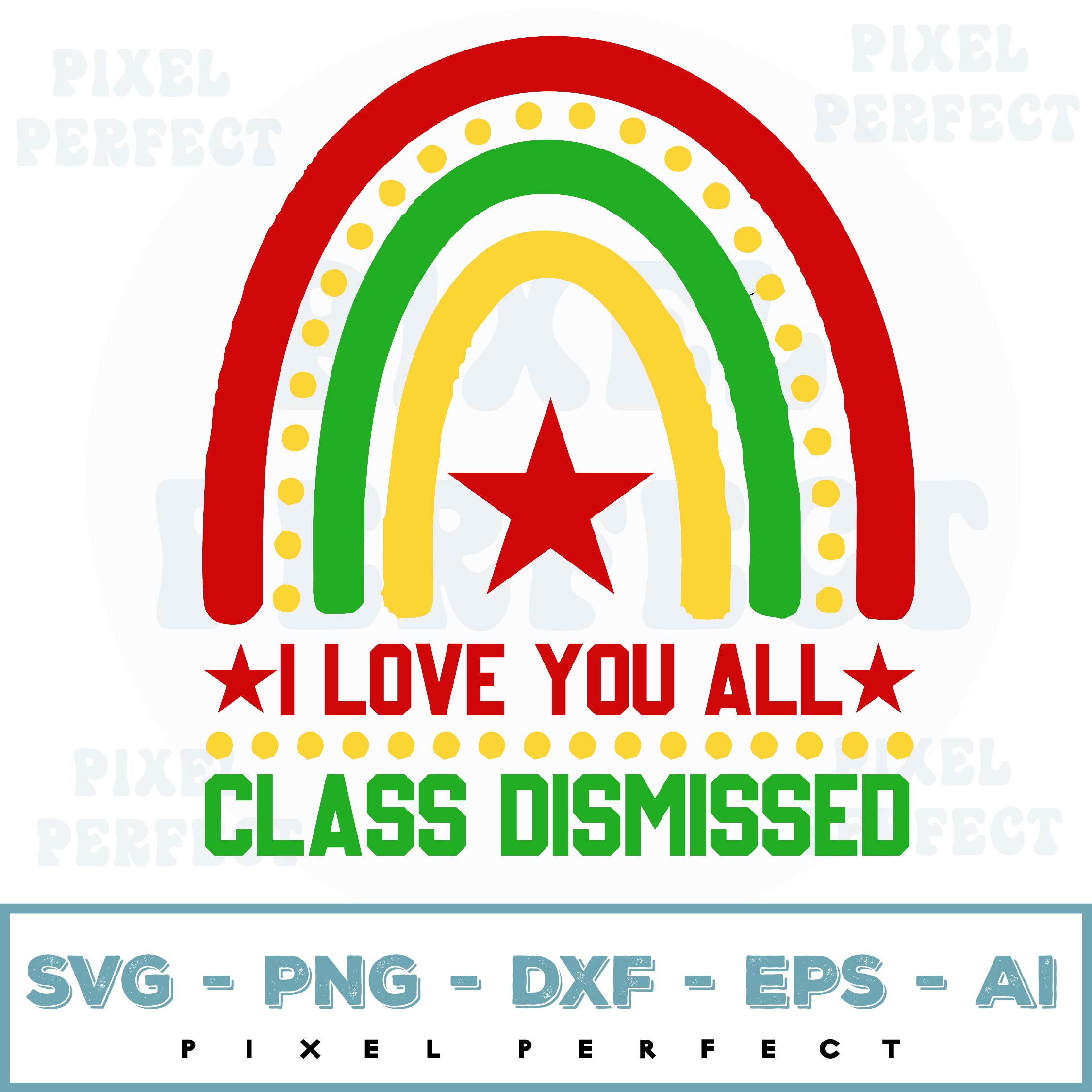I Love You All Class Svg | Inspire Uplift