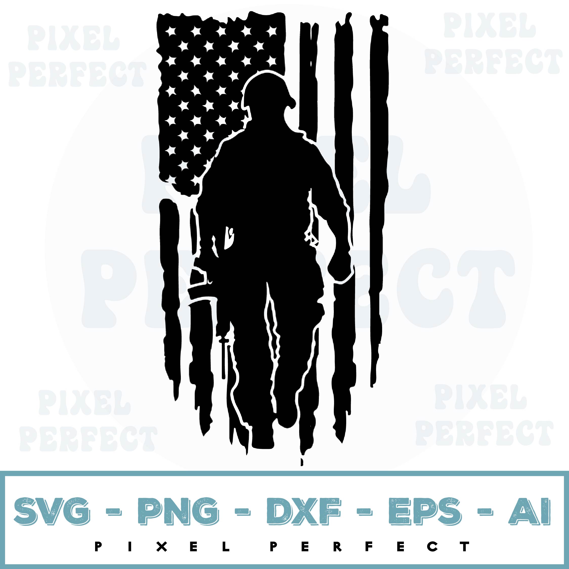 Usa Flag Distressed Grunge Military Armed Forces Soldier Arm | Inspire ...