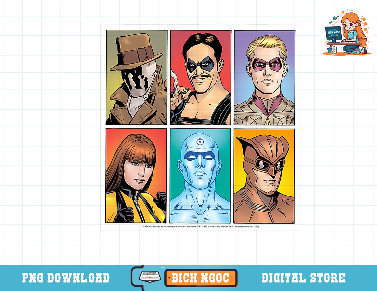 Watchmen Watchmen 6 T-Shirt copy png | Inspire Uplift