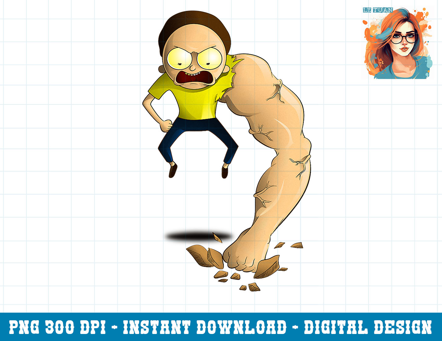 Rick and Morty Shirt Armothy Muscle png, sublimation copy | Inspire Uplift