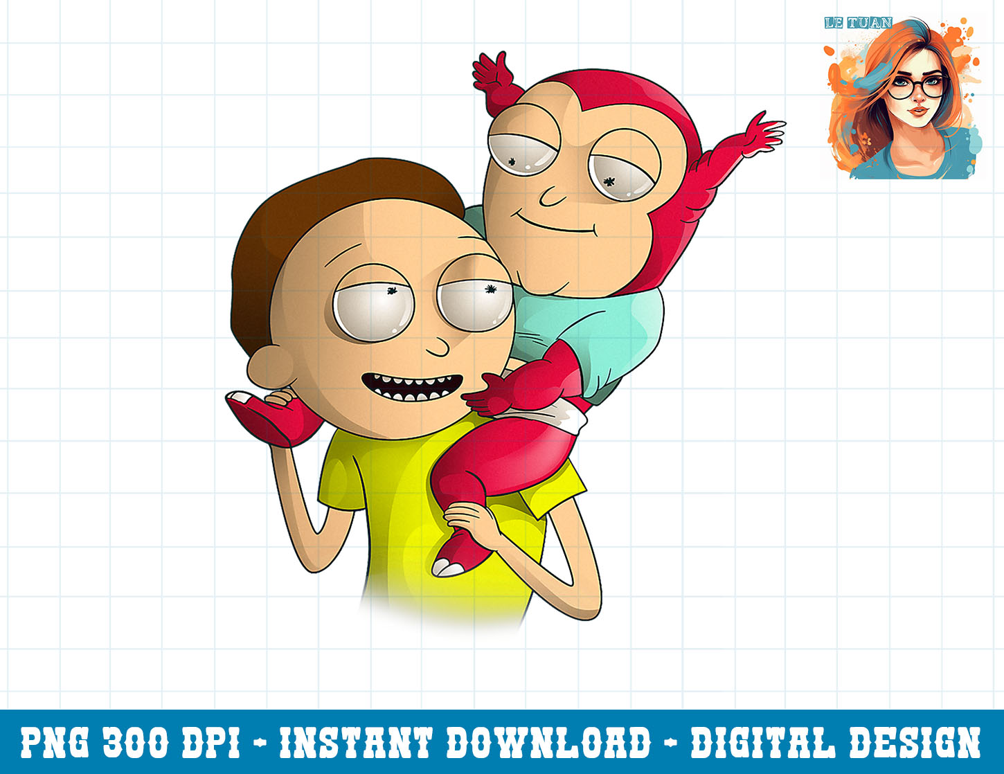 Rick and Morty Shirt Mortimer Morty Smith Jr png, sublimatio | Inspire ...