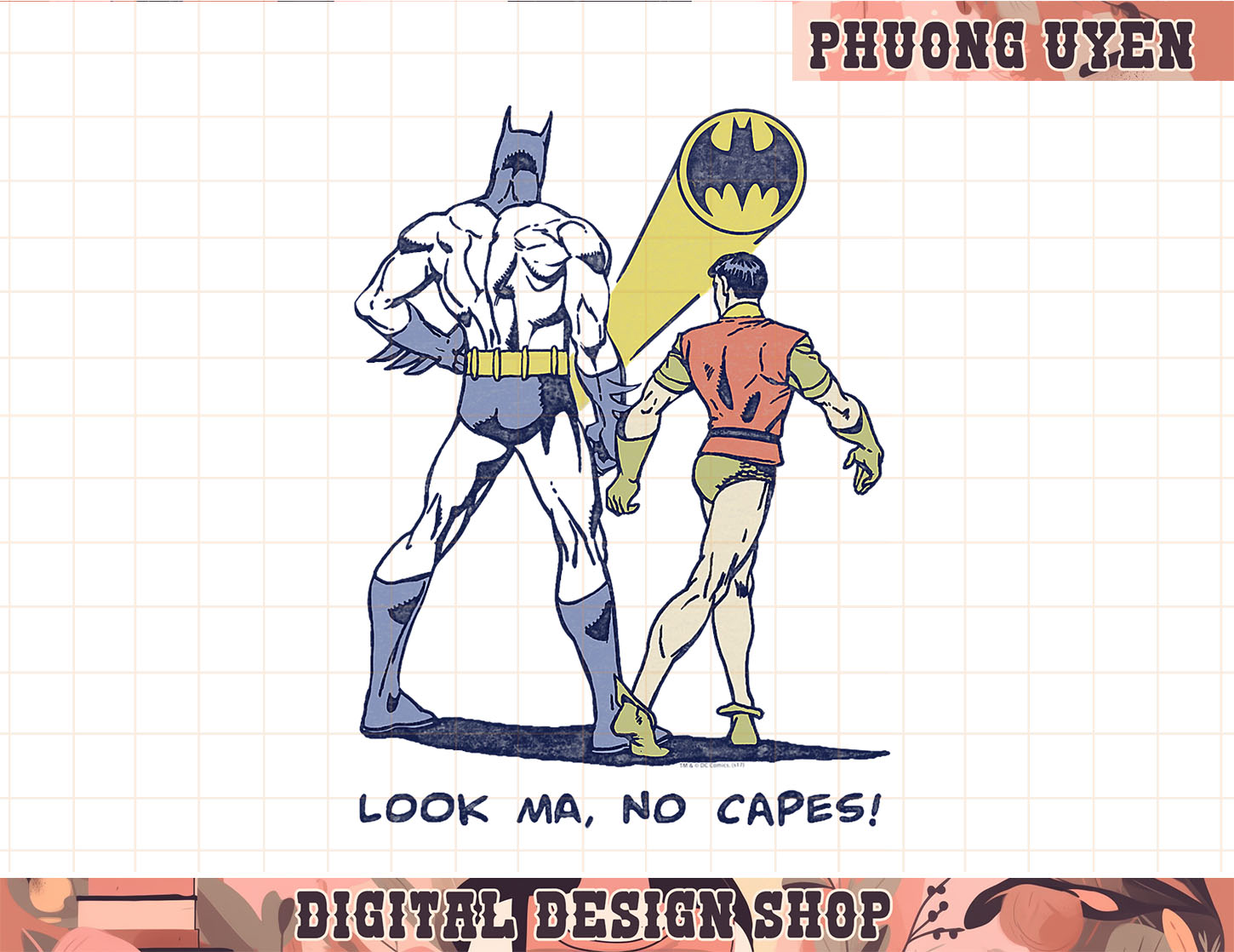 Batman & Robin No Capes png, sublimate | Inspire Uplift