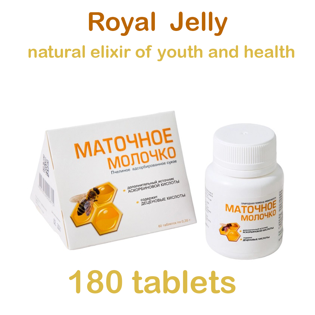 Royal Jelly 180 tablets- natural elixir of youth and health. | Inspire ...