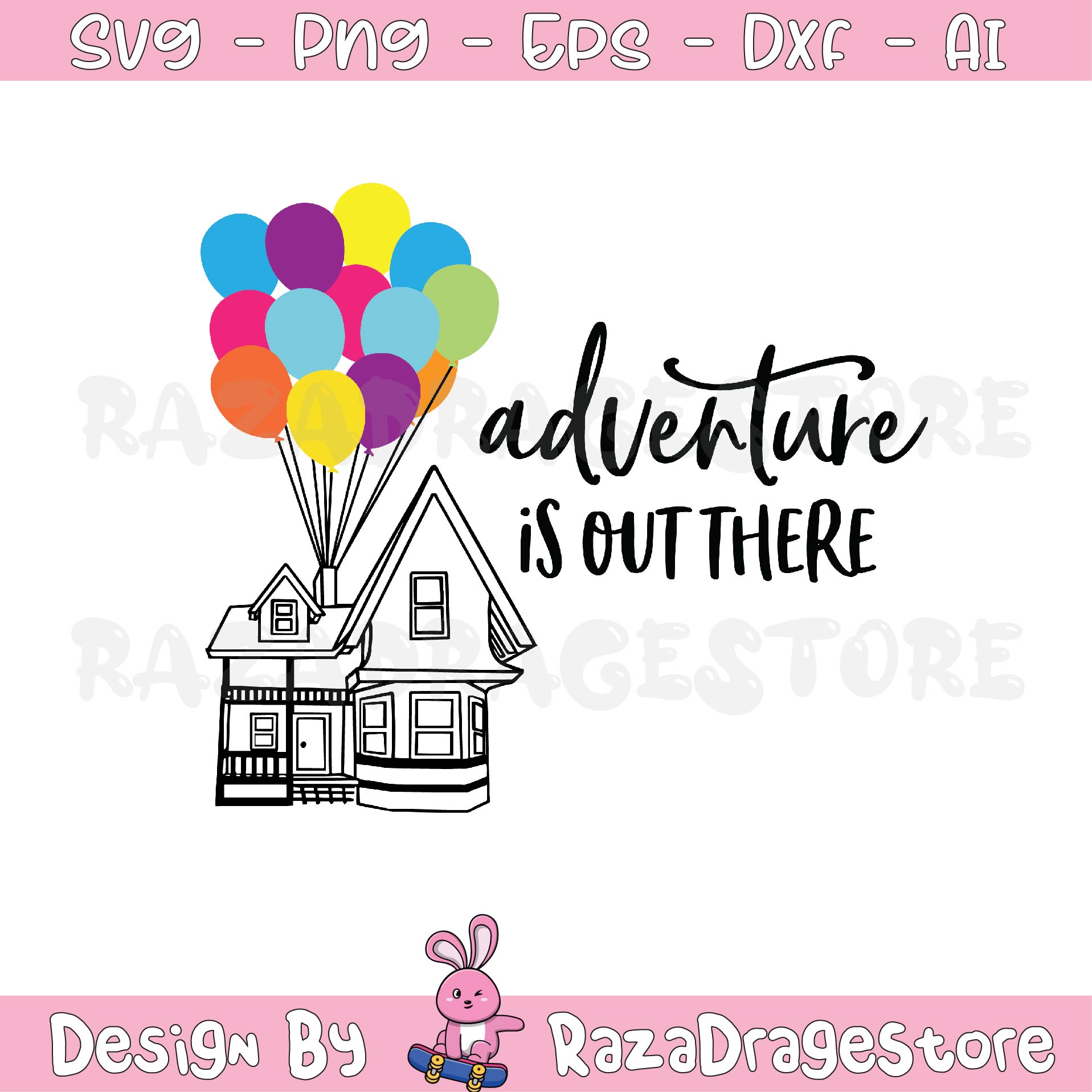 UP Svg, Adventure House SVG, Cut File for Cricut, Clipart, A | Inspire ...