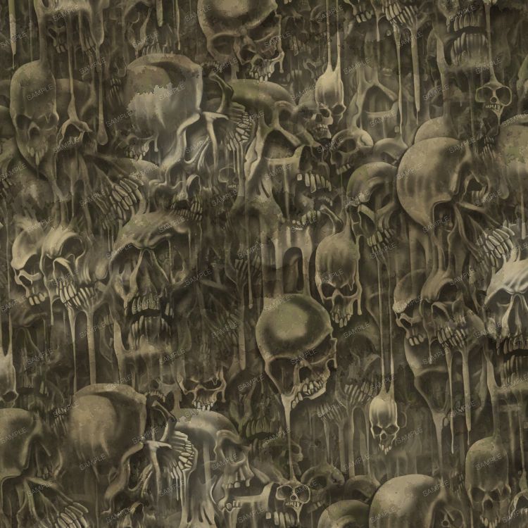 Skull Camouflage 32 Seamless Tileable Repeating Pattern | Inspire Uplift