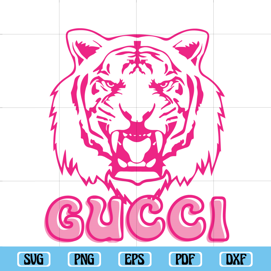 Preppy Tiger SVG Files, Designer Brand Svg, Preppy Tiger PNG | Inspire ...