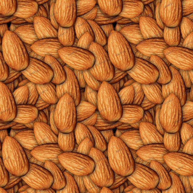 Almonds Seamless Tileable Repeating Pattern | Inspire Uplift