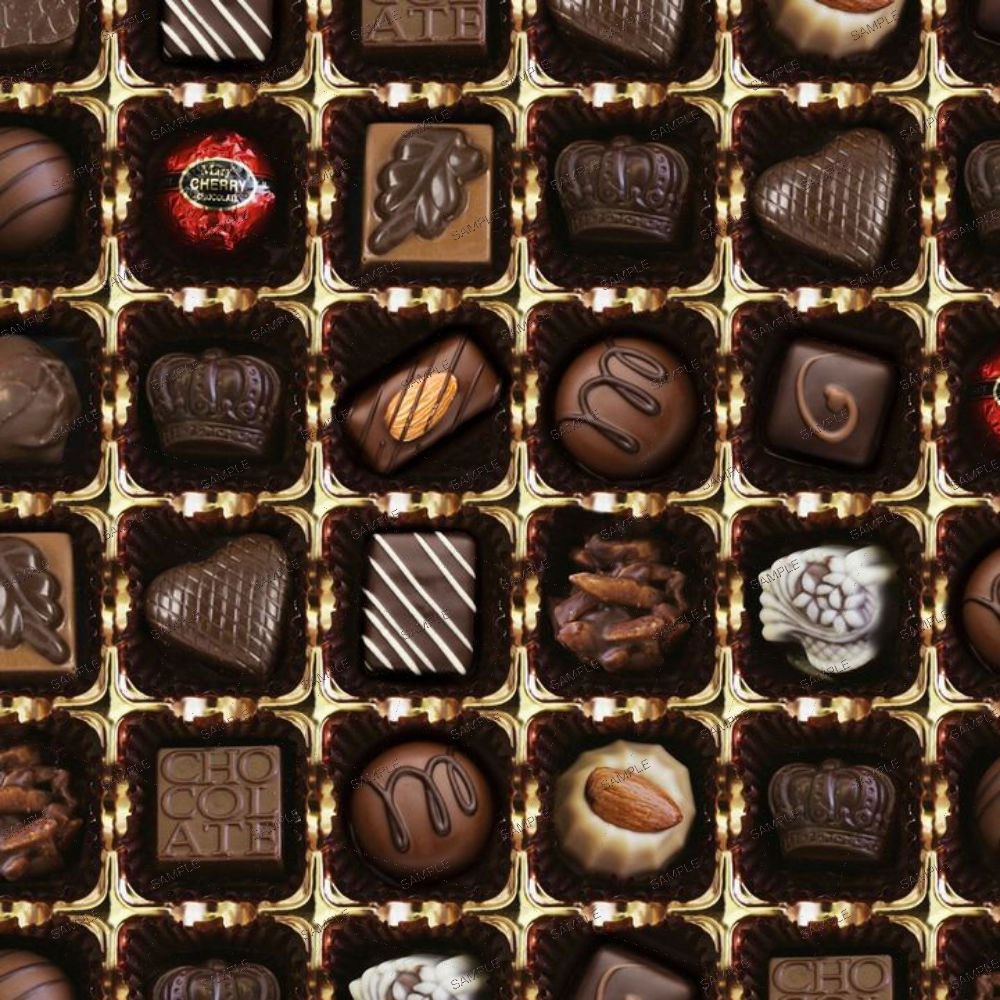 Box of Chocolates 22 Seamless Tileable Repeating Pattern - Inspire Uplift