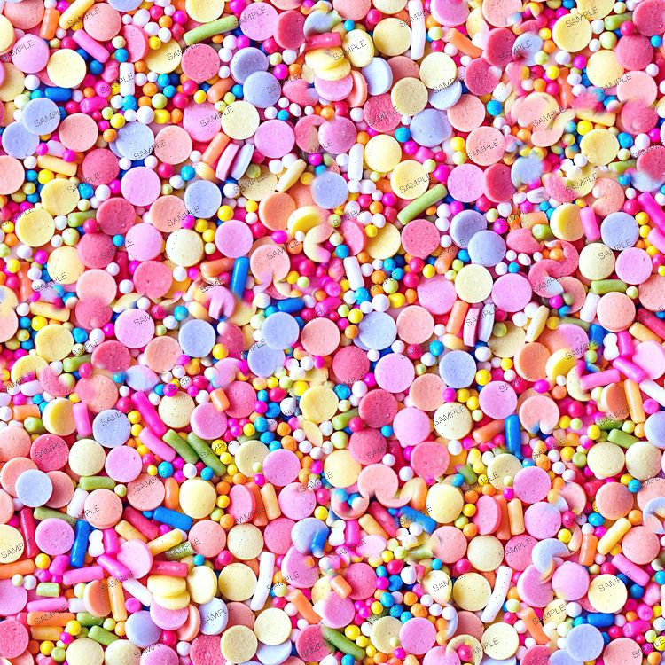Candy Confetti Seamless Tileable Repeating Pattern | Inspire Uplift