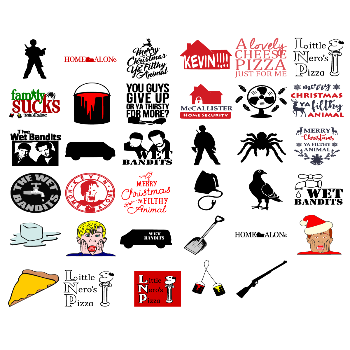 Home Alone Movie Svg Bundle | Inspire Uplift