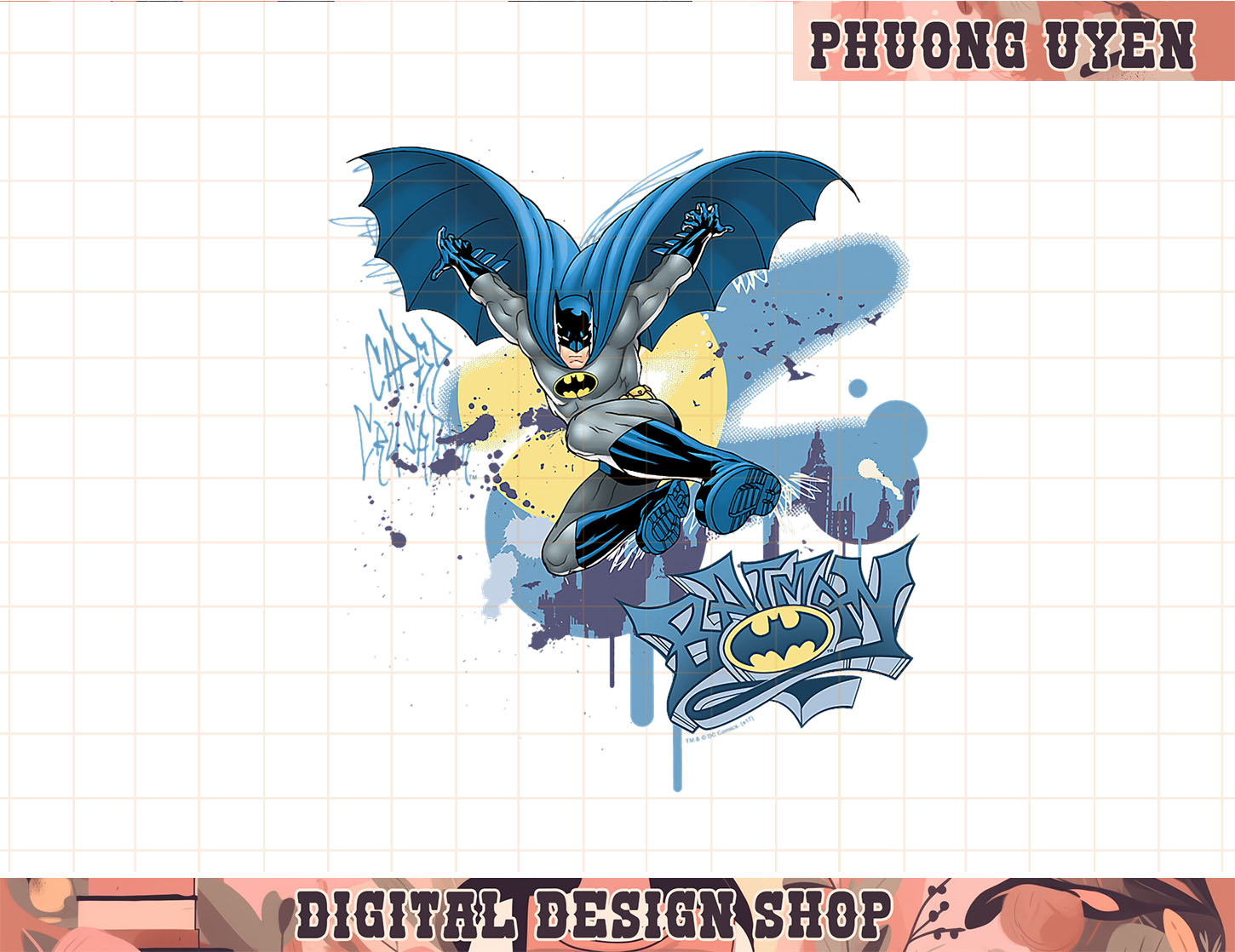 Batman Into the Night png, sublimate - Inspire Uplift