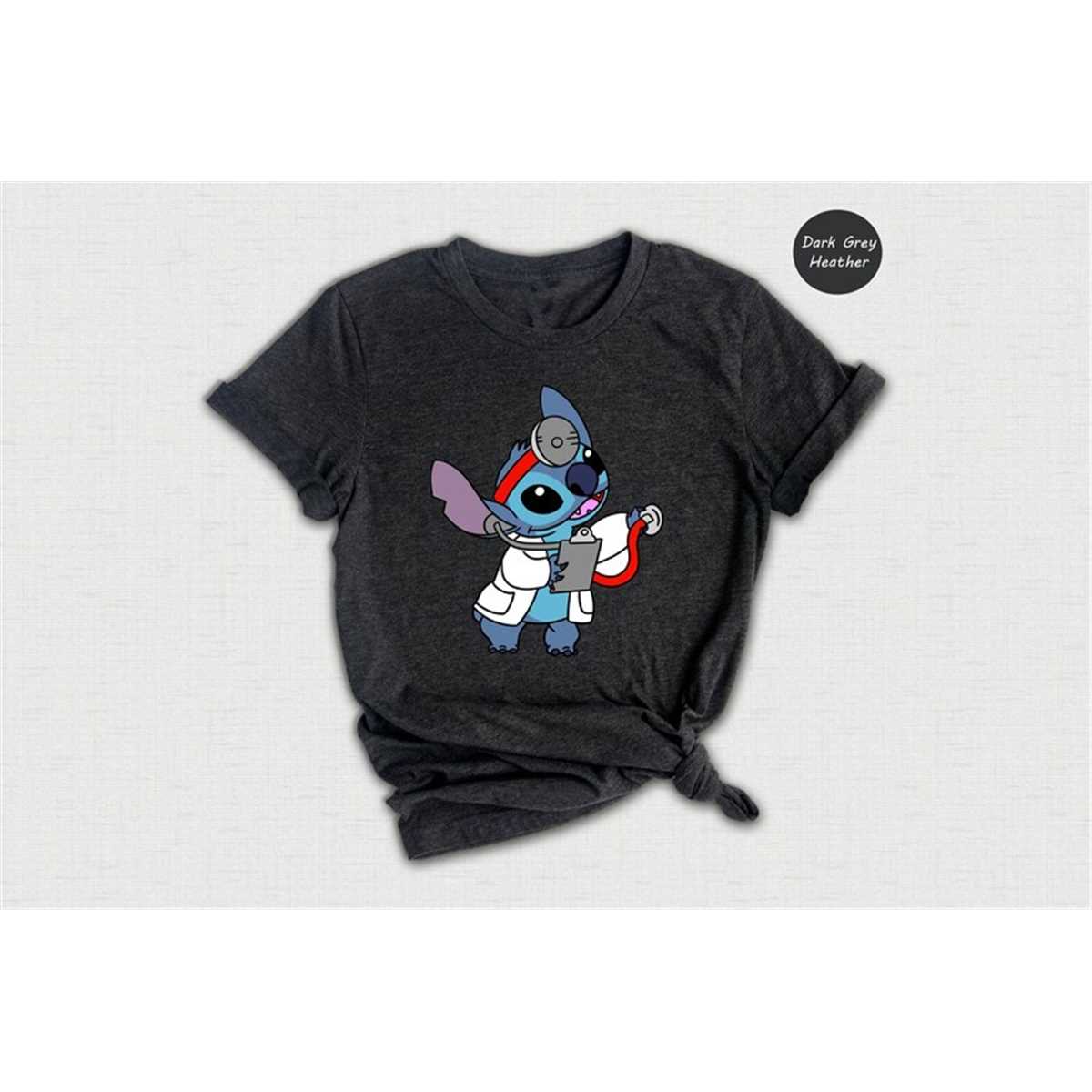 Doctor Stitch Shirt, Cute Disneyland T-Shirt, Adorable Carto | Inspire ...