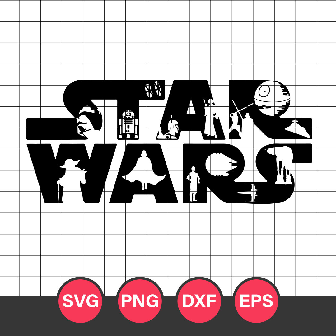Star Wars Logo Svg, Star Wars Svg, Star Wars Cricut Svg, Png - Inspire ...