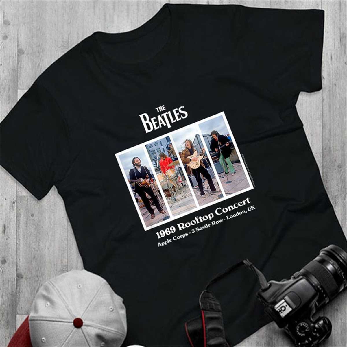 The Beatles T-Shirt, The Beatles Vintage Shirt, Rooftop Conc - Inspire ...