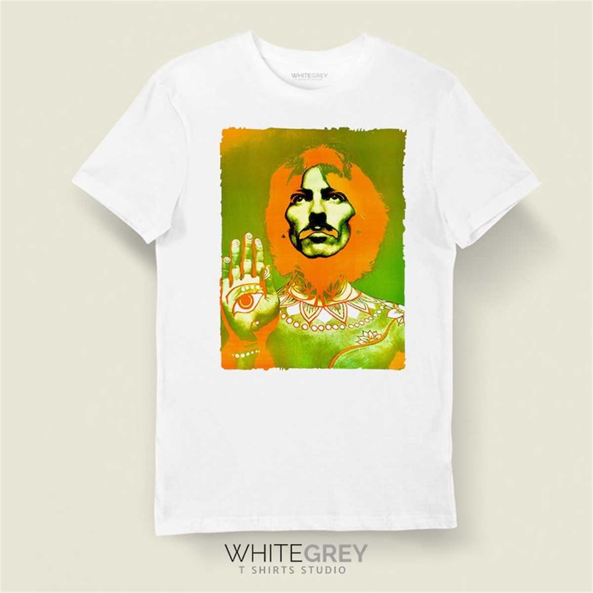 George Harrison T Shirt The Beatles Art Vintage Poster Tee U | Inspire ...