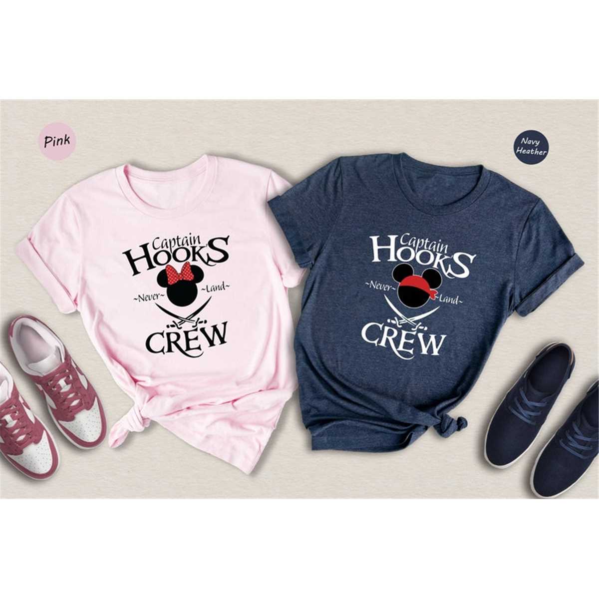Captain Hooks Crew Shirt, Mouse Pirate T-Shirt, Family Vacat - Inspire ...