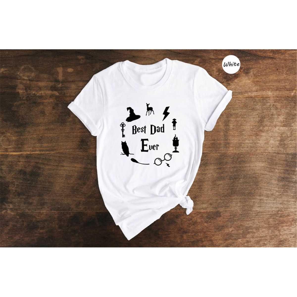 Best Dad Ever Wizard Shirt, Best Dad Ever Shirt, Fathers Day | Inspire ...