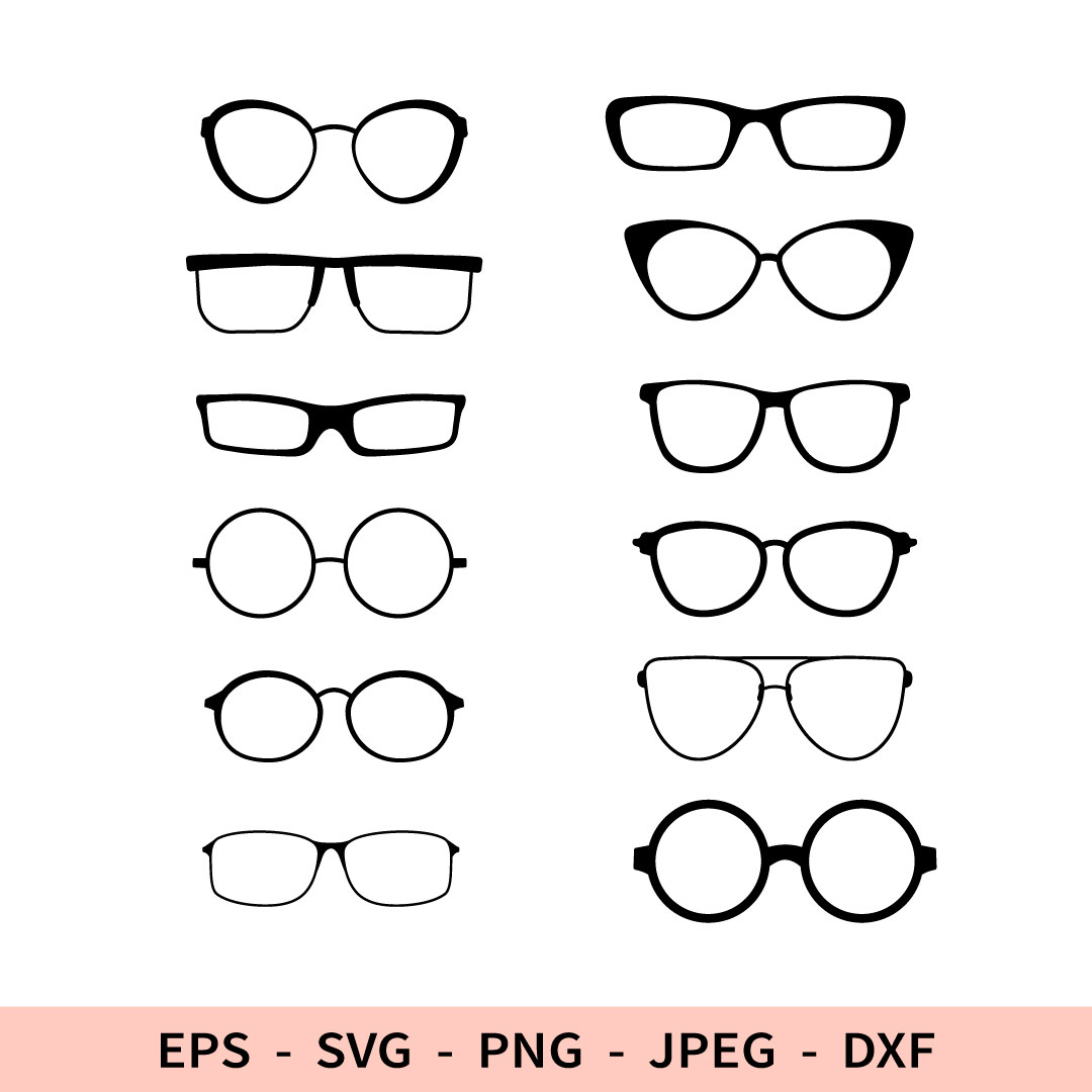 Glasses Svg Optics Kit Svg File for Cricut Men's Women's Gla | Inspire ...