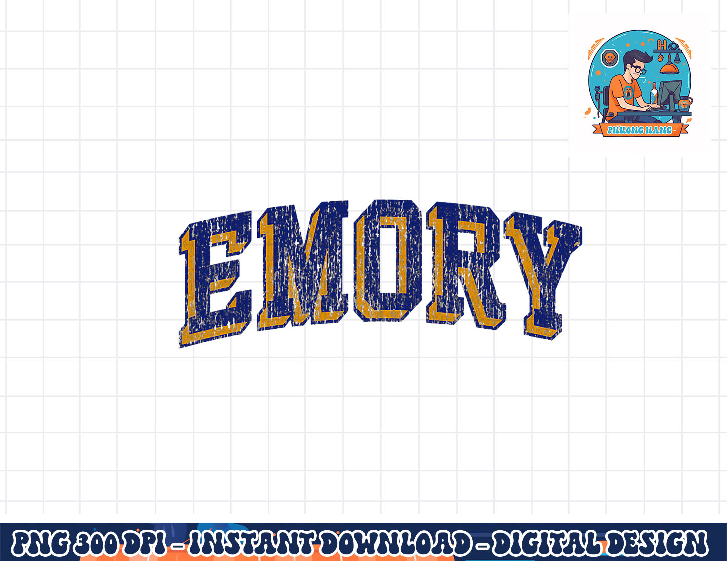 Emory University Eagles Vintage Block Officially Licensed p | Inspire ...