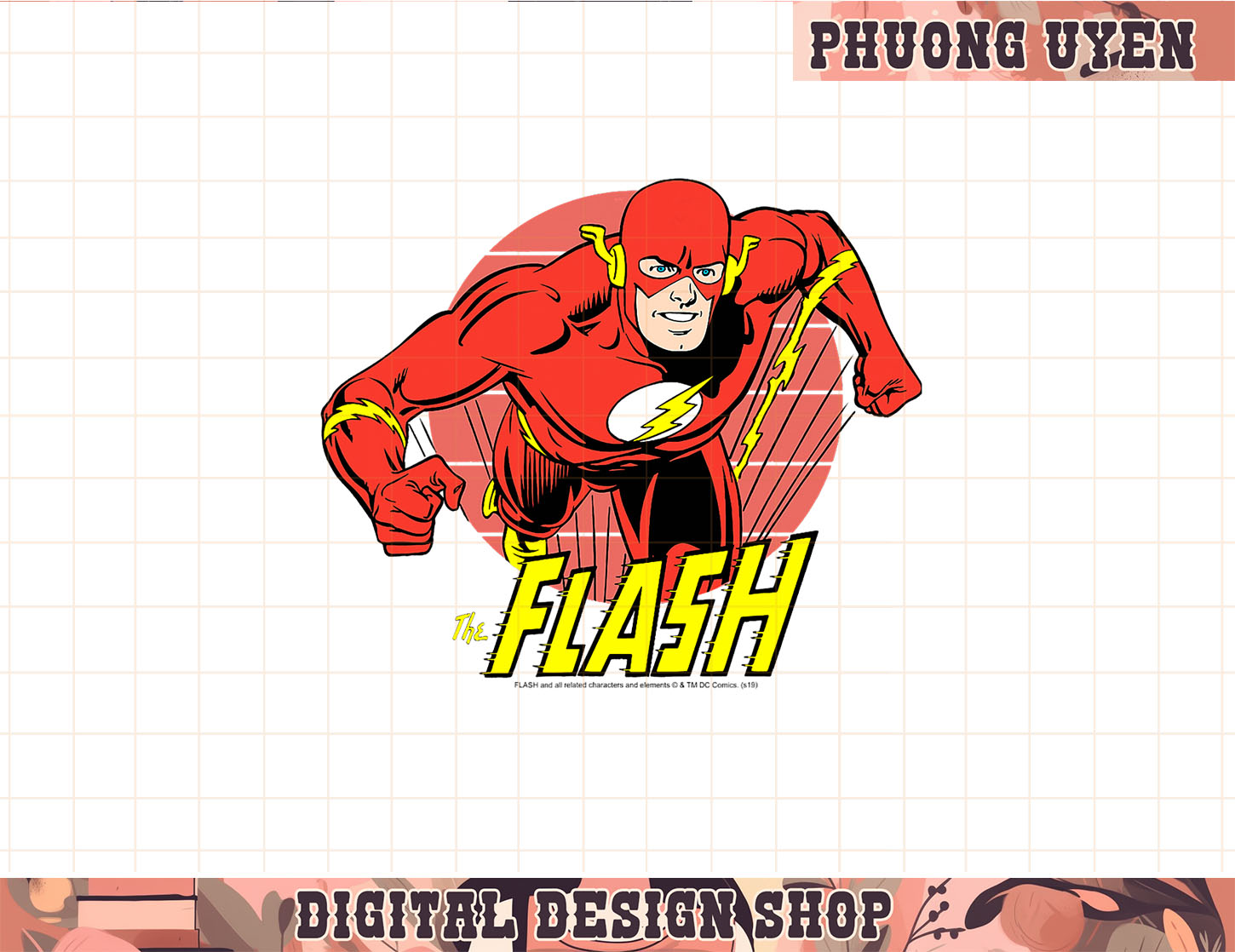 DC Comics The Flash Running Portrait png, sublimate | Inspire Uplift