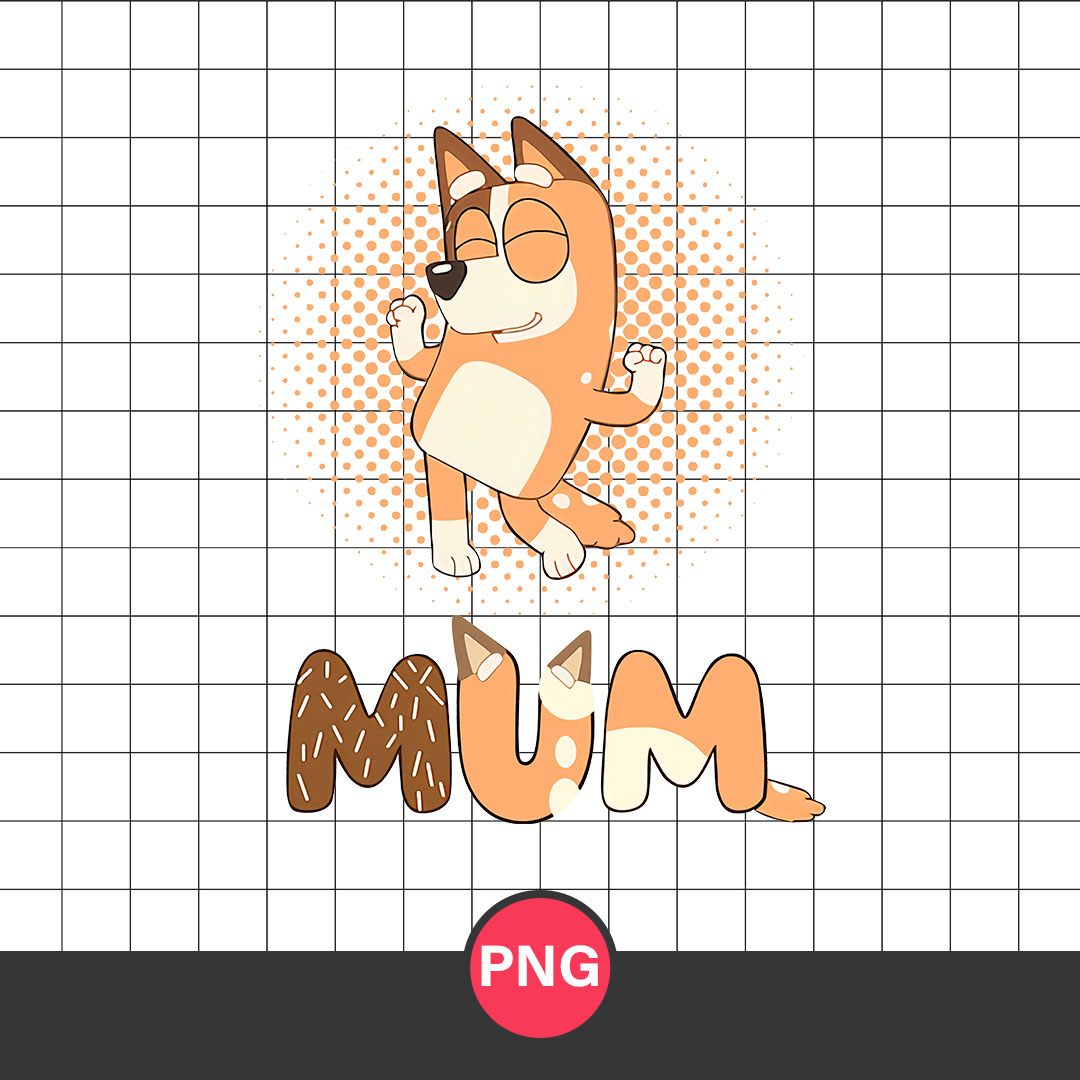 Bluey Mum Png, Bluey Chilli Mum Png, Bluey Chilli Png, Bluey - Inspire ...
