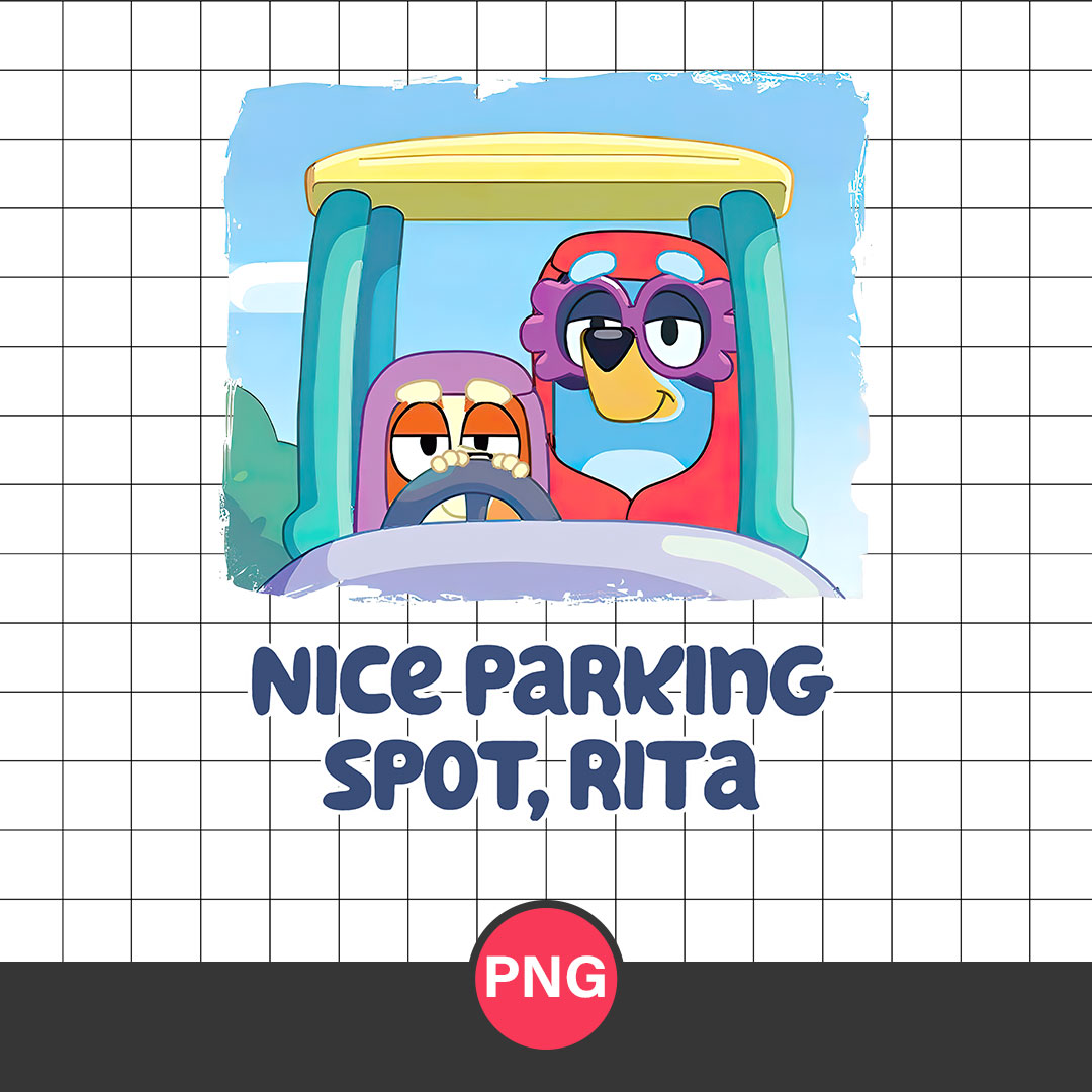 Nice Parking Spot Rita Png, Granny Rita and Janet Png, Bluey | Inspire ...