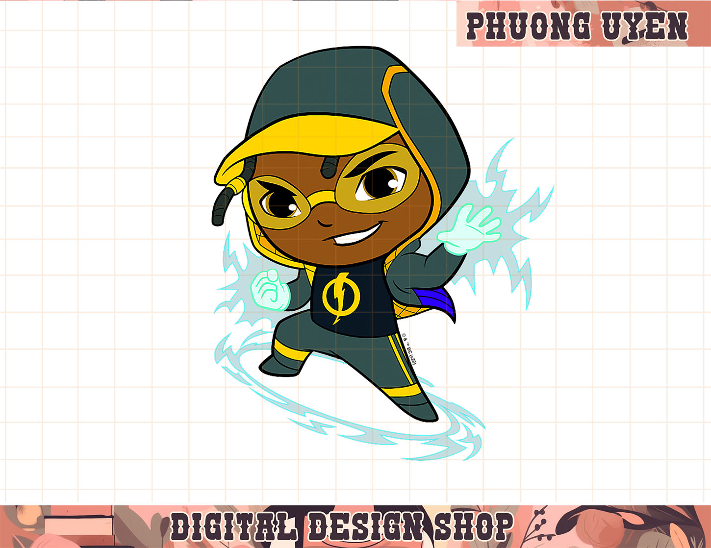 DC Super Friends Static Shock Big Character Portrait png, s | Inspire ...