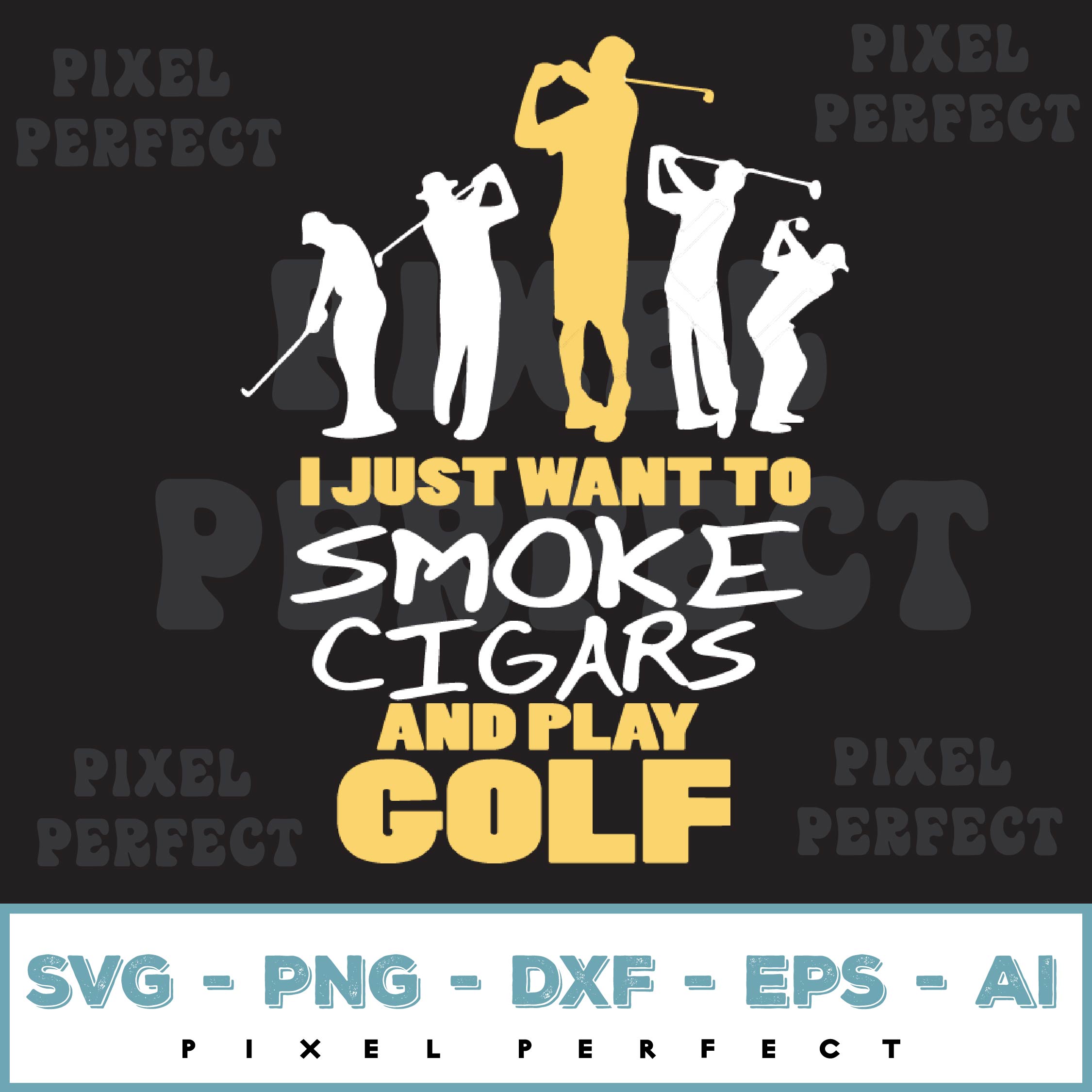 Funny Golf Svg, Vintage Golf Svg, Golf Silhouette Svg File, | Inspire ...
