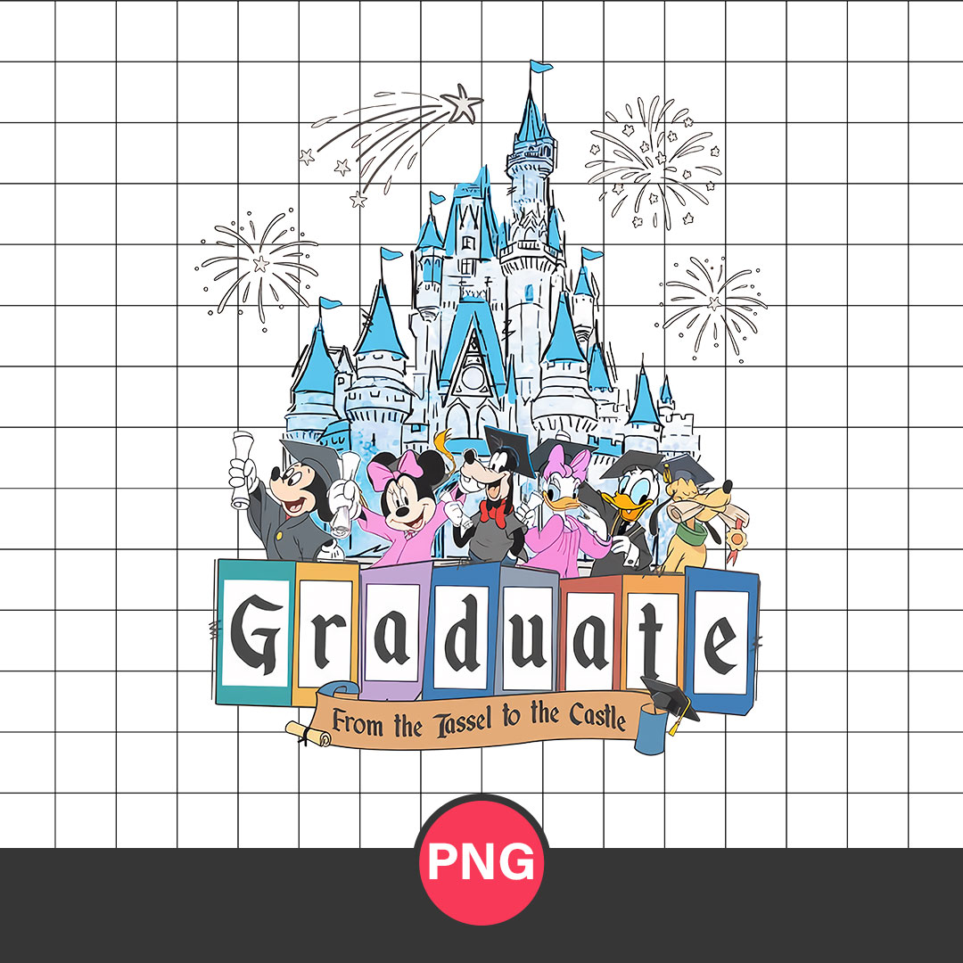 Disney Graduate From The Tassel To The Castle Png, Disney Gr | Inspire ...