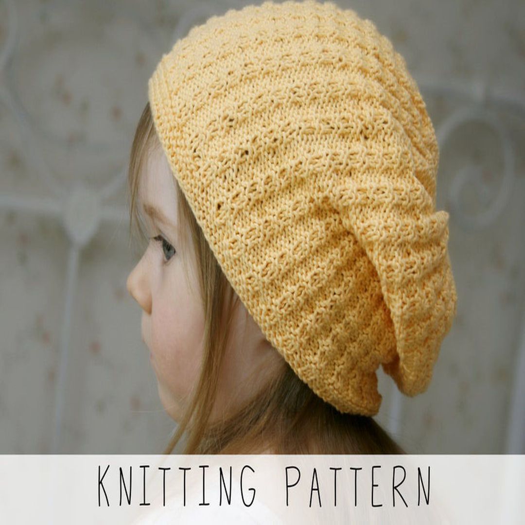 KNITTING PATTERN basic slouch x Easy slouch hat knit pattern | Inspire Uplift