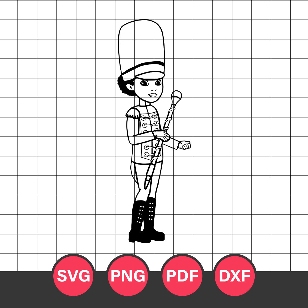 Marching Band Gracie Girls Outline Svg, Gracie Svg, Gracie's | Inspire ...