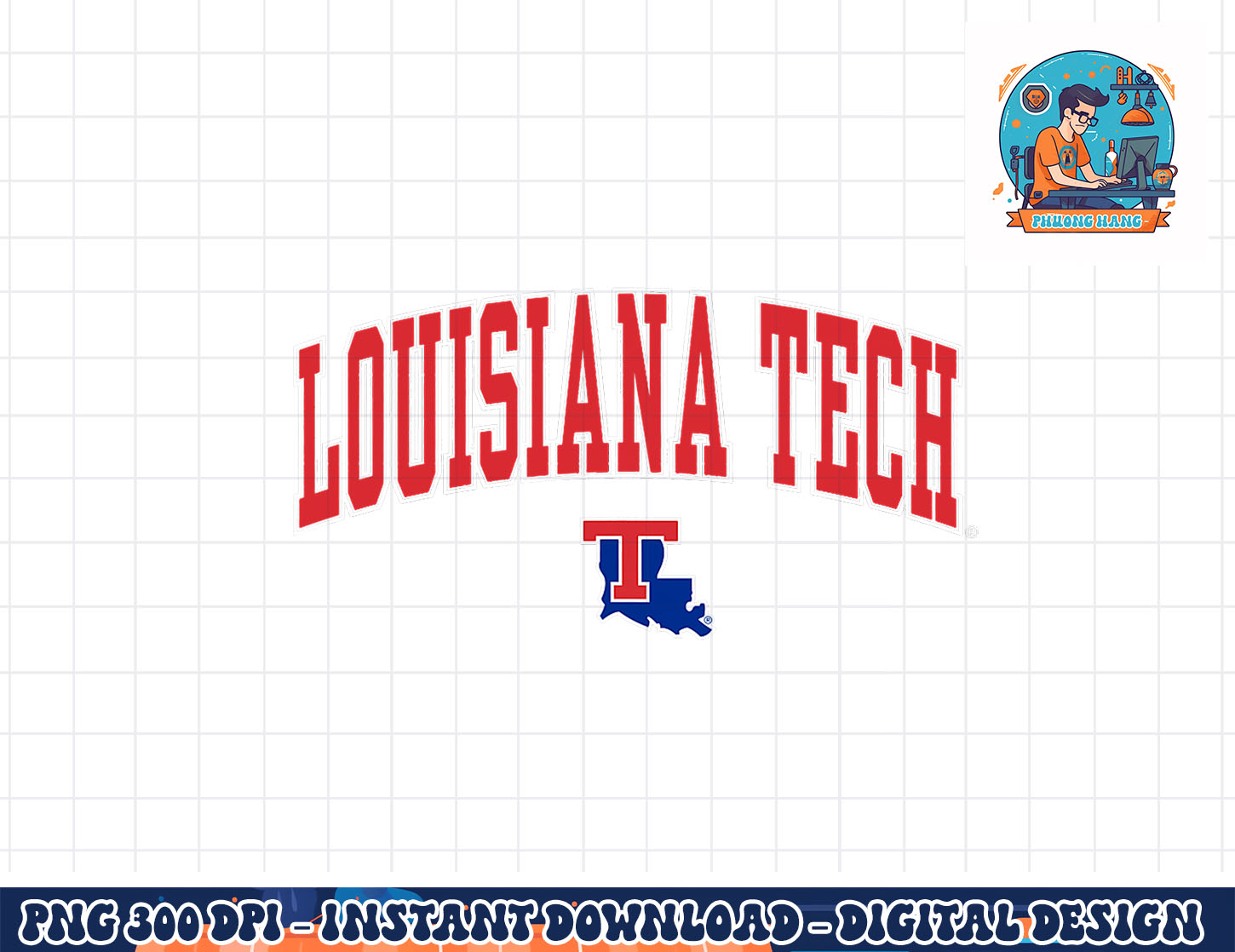 Louisiana Tech Bulldogs Arch Over Logo Officially Licensed | Inspire Uplift