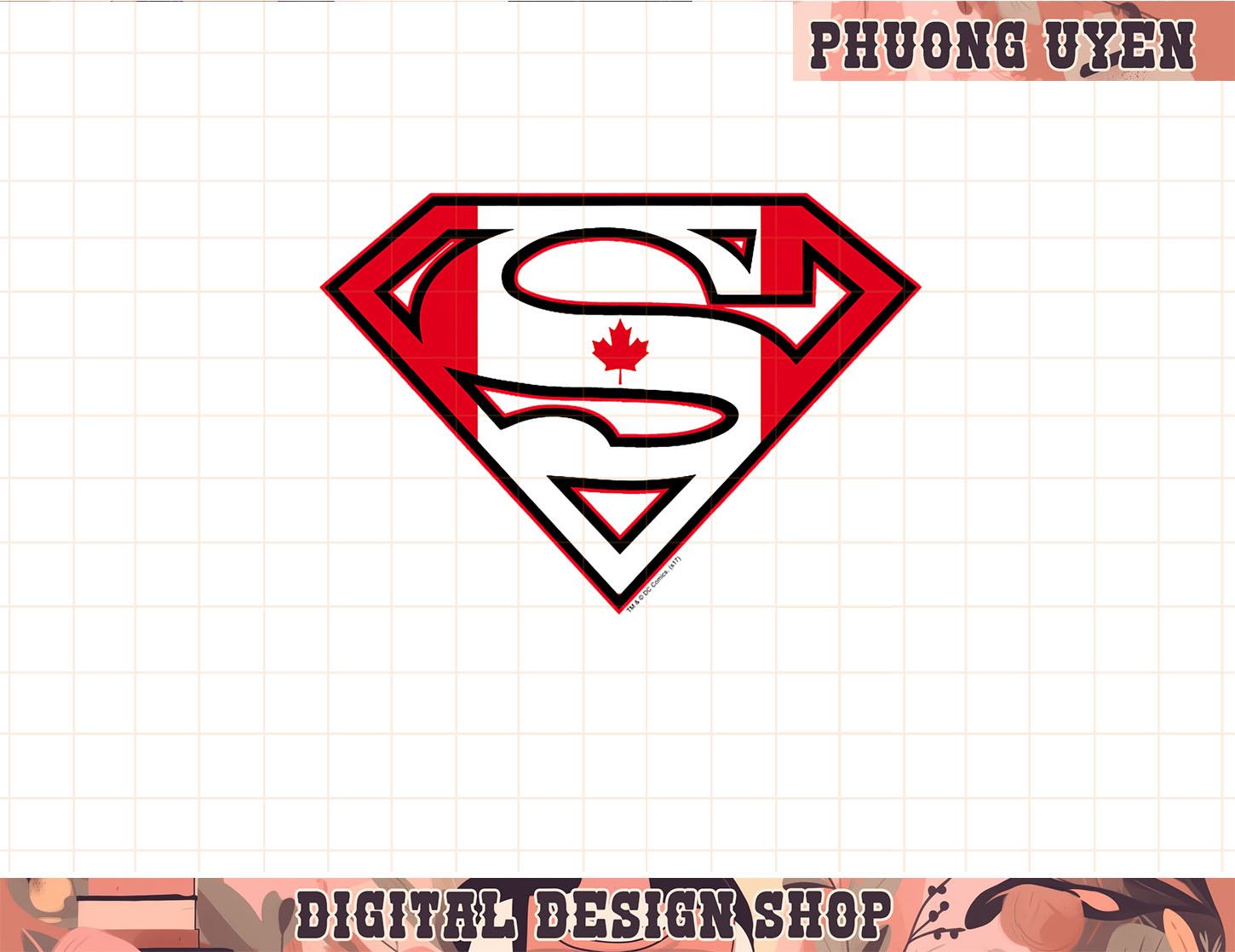 Superman Canadian Shield png, sublimate | Inspire Uplift