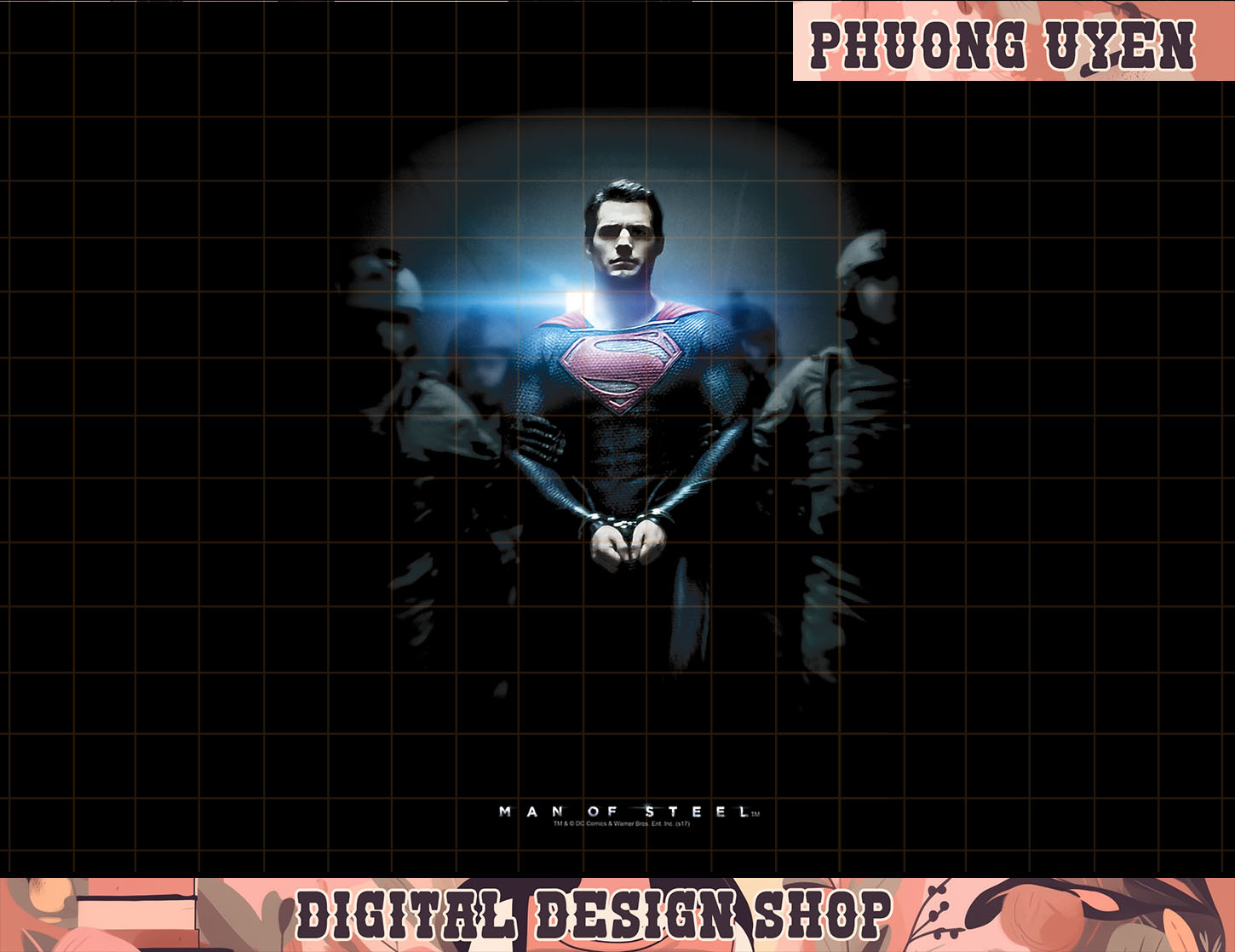 Superman Man of Steel Handcuffed Poster T Shirt png, sublim | Inspire ...