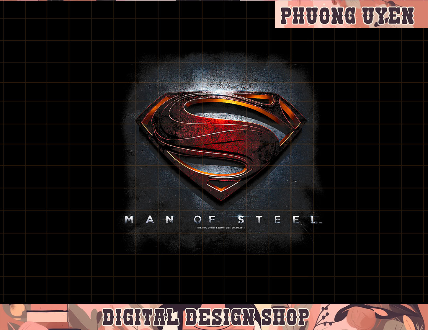Superman Man of Steel Movie Shield png, sublimate - Inspire Uplift
