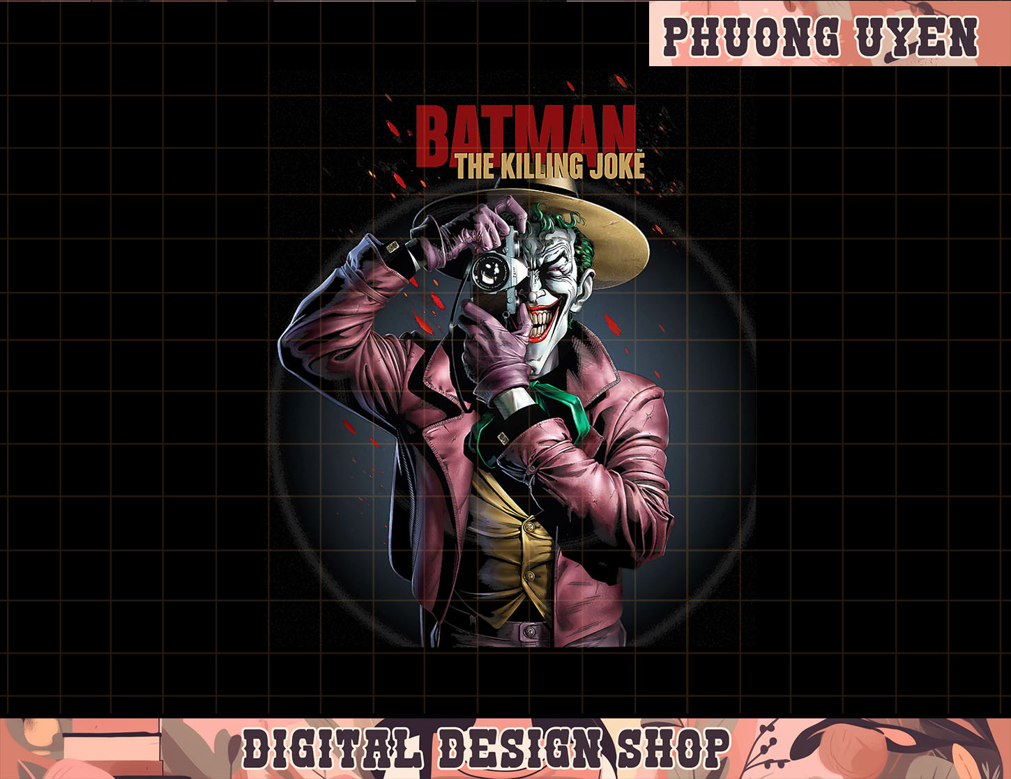 US DC Joker Killing Joke png, sublimate - Inspire Uplift