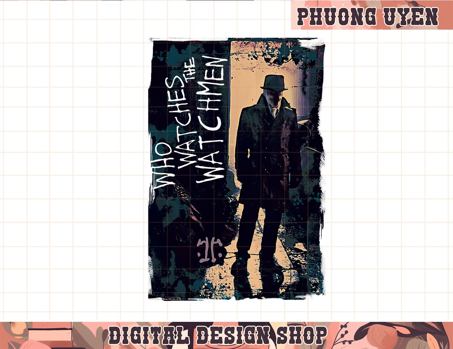 Watchmen Rorschach Light png, sublimate - Inspire Uplift