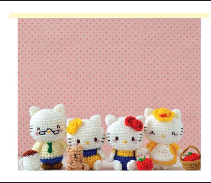 Hello Kitty Crochet Doll Craft Book Japanese Edition, mama c | Inspire ...