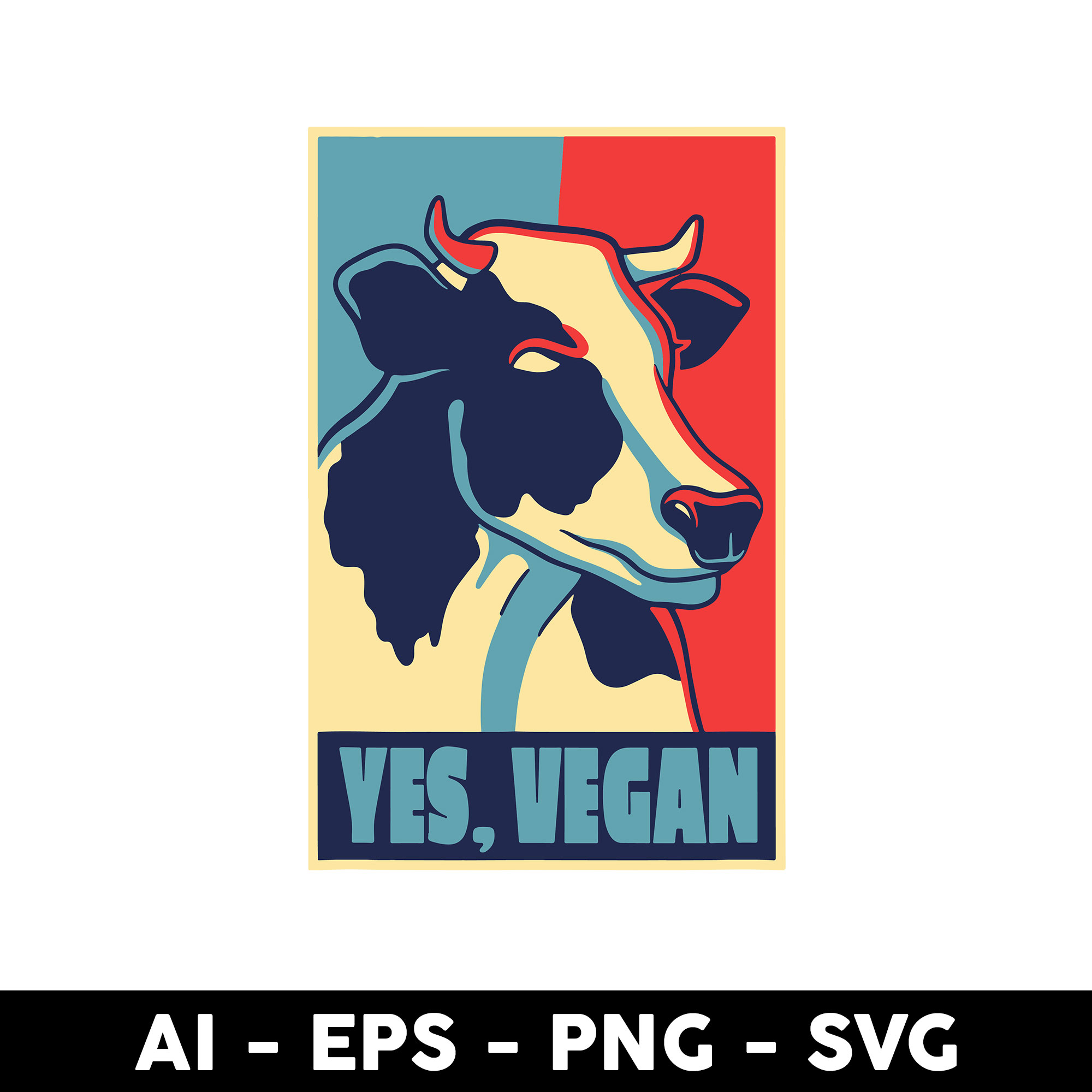 Cow Yes Vegan Svg, Yes Vegan Svg, Cow Svg, Mother's Day Svg, | Inspire ...