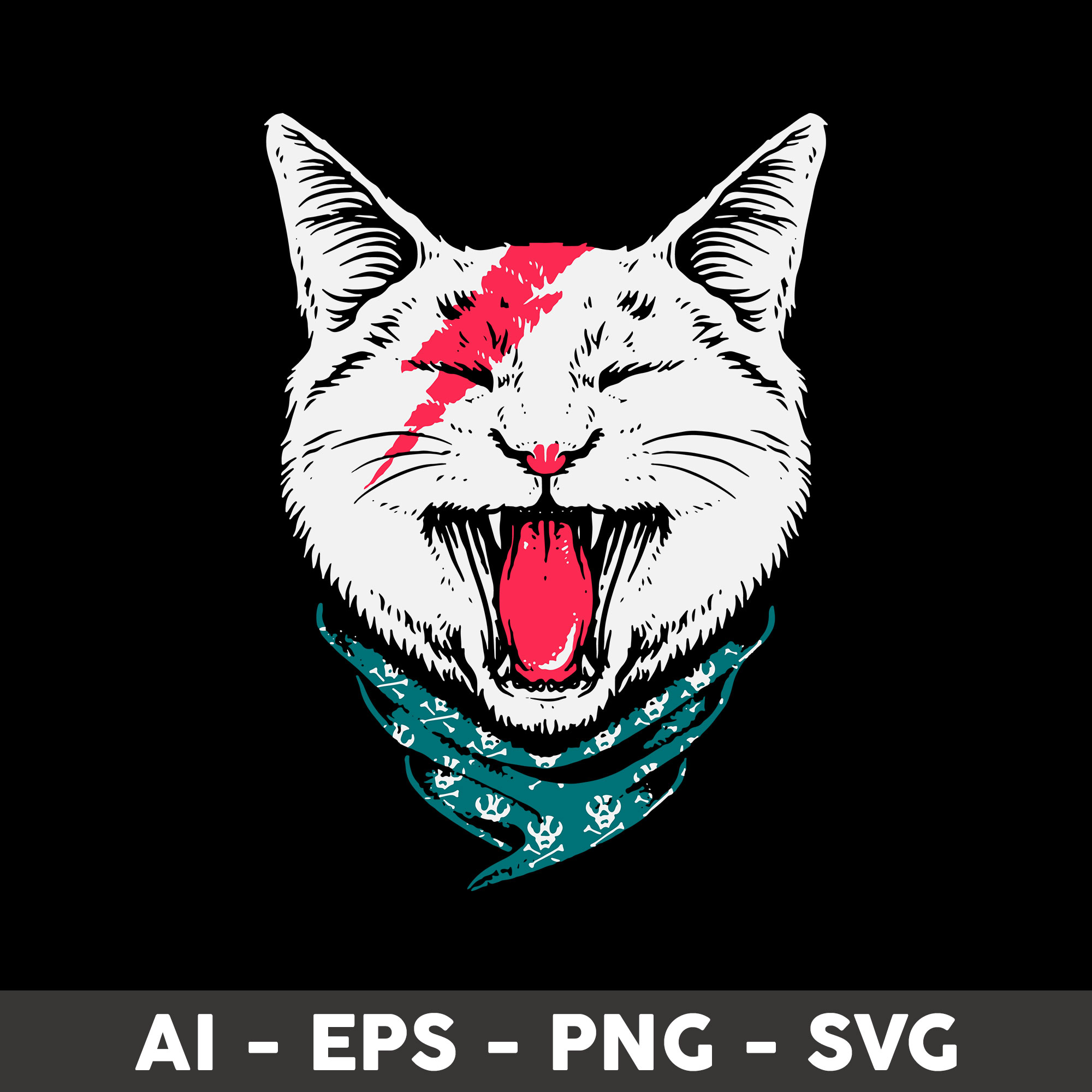 Cat David Bowie Svg, David Bowie Svg, Cat Svg, Anime Svg, An | Inspire ...