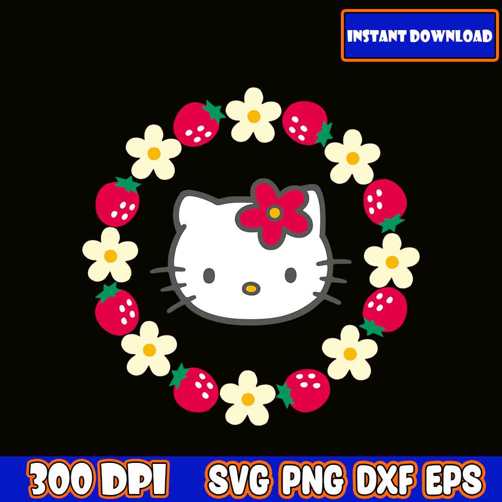 Hello-Kitty svg eps png, Hello-Kitty Bundle svg, for Cricut, | Inspire ...
