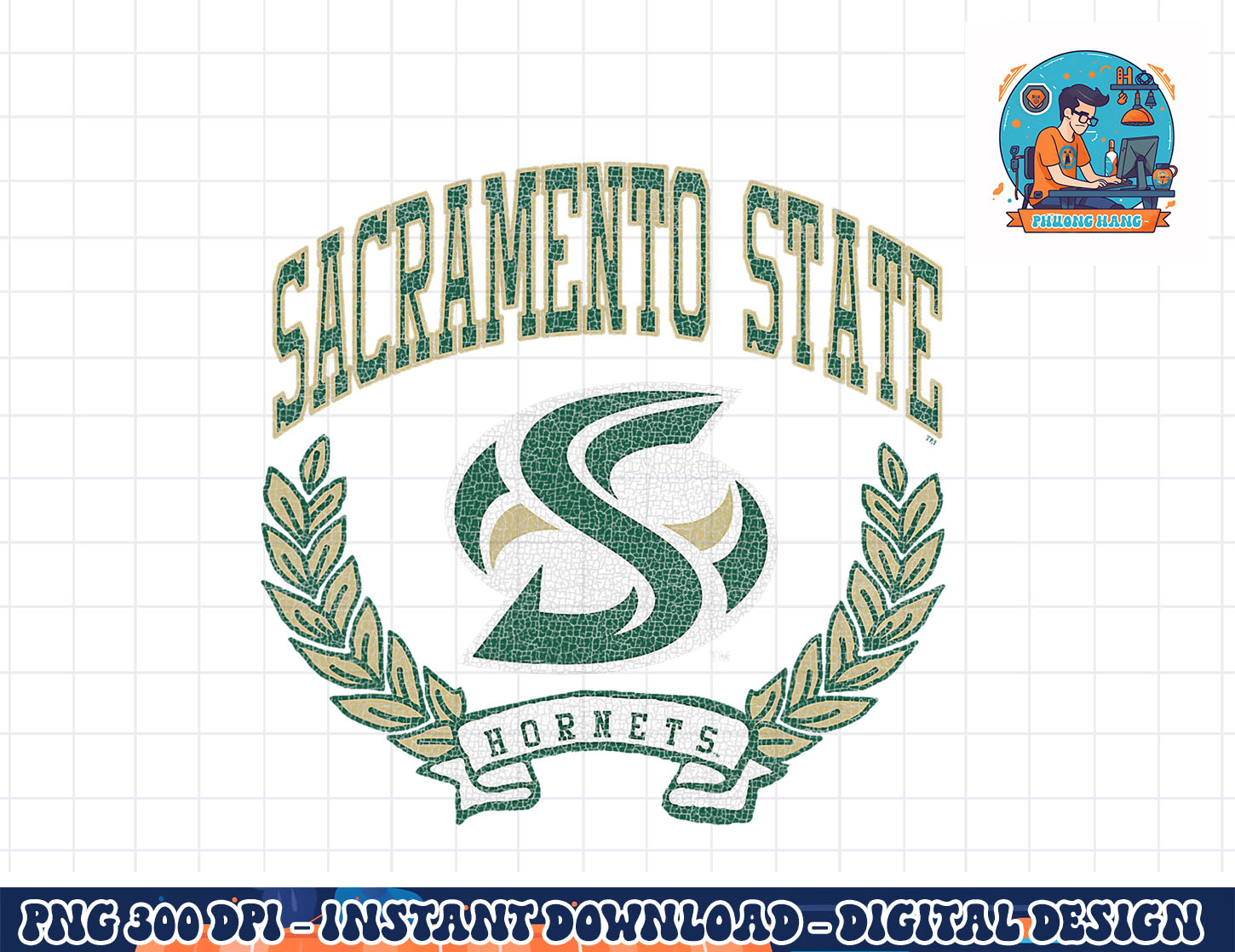Sacramento State Hornets Victory Logo Officially Licensed p | Inspire ...